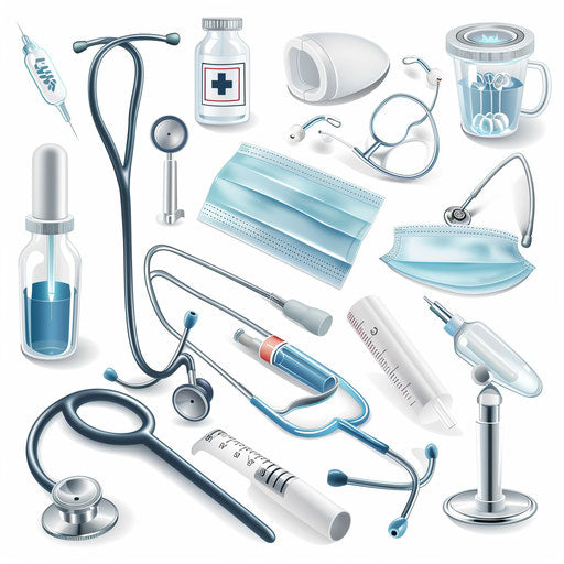 Medical art in realistic style with shadows and reflections – IMAGELLA