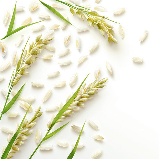 Realistic rice illustration on white flat background – IMAGELLA