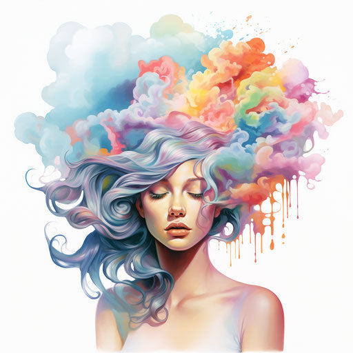 Mind in the style of Pastel Colors Art – IMAGELLA