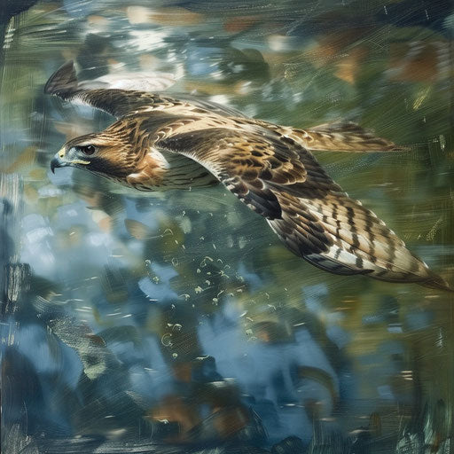 Swainson's hawk diving towards earth, speed and precision – IMAGELLA