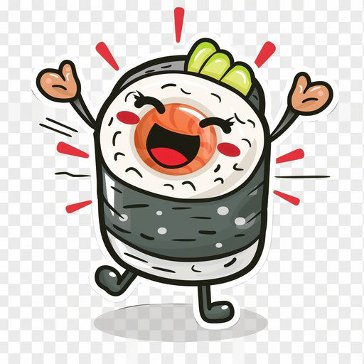 Dancing sushi roll mascot – IMAGELLA