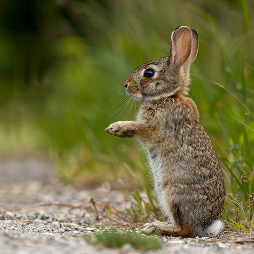 Rabbit thumping foot to signal alert to companions – IMAGELLA