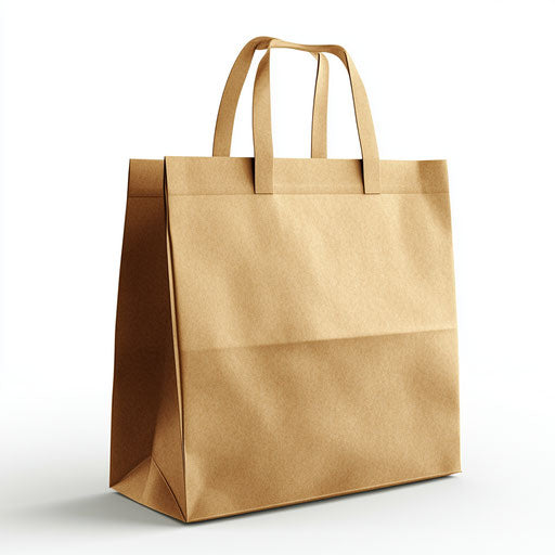 Realistic illustration of a paper bag, high resolution – IMAGELLA