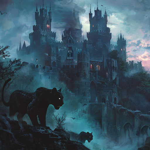 Mysterious castle guarded by spectral leopards – IMAGELLA
