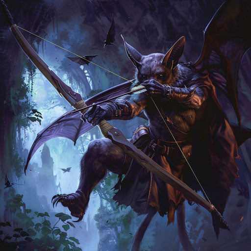 Bat archer defends mythical forest – IMAGELLA