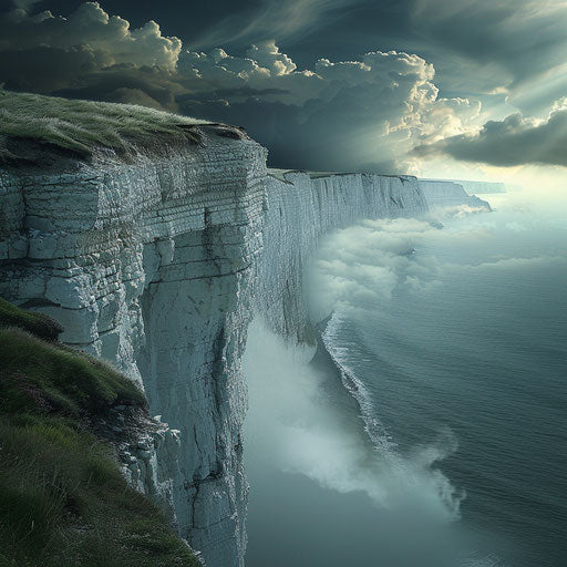 White Cliffs of Dover under a moody sky – IMAGELLA