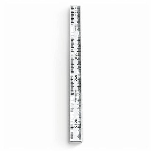 Realistic ruler clipart on white background, modern design – IMAGELLA