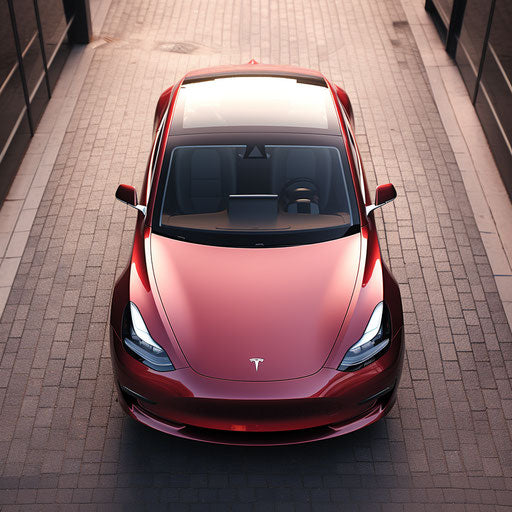 Top view of the Tesla Model 3 – IMAGELLA