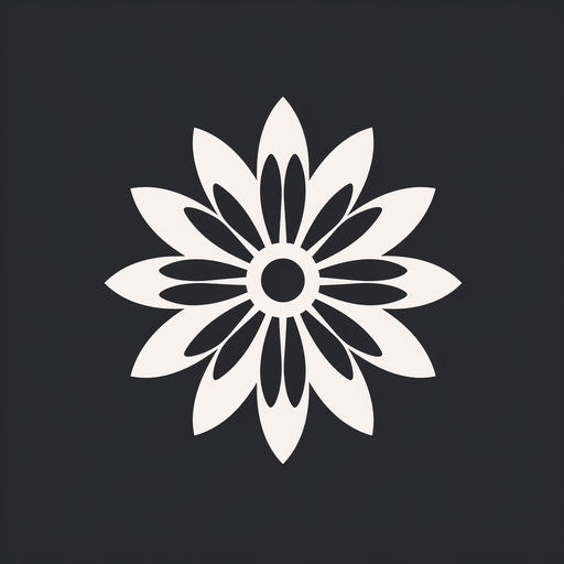 Black flower insignia – IMAGELLA