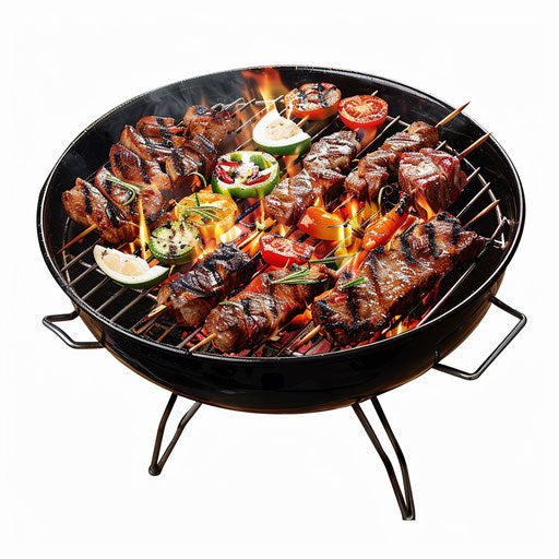 Realistic grill clipart on flat white background – IMAGELLA