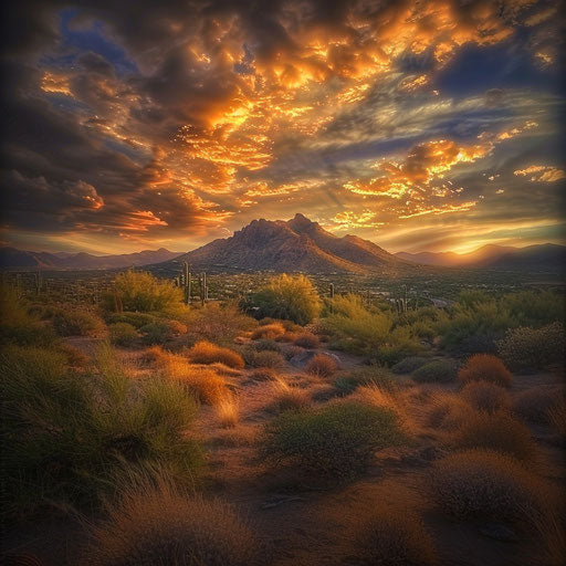 Camelback Mountain in the golden light of the evening – IMAGELLA