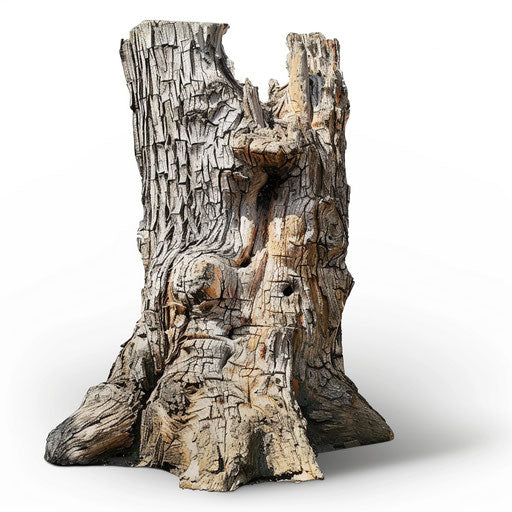 Realistic tree trunk clipart on glossy white background – IMAGELLA