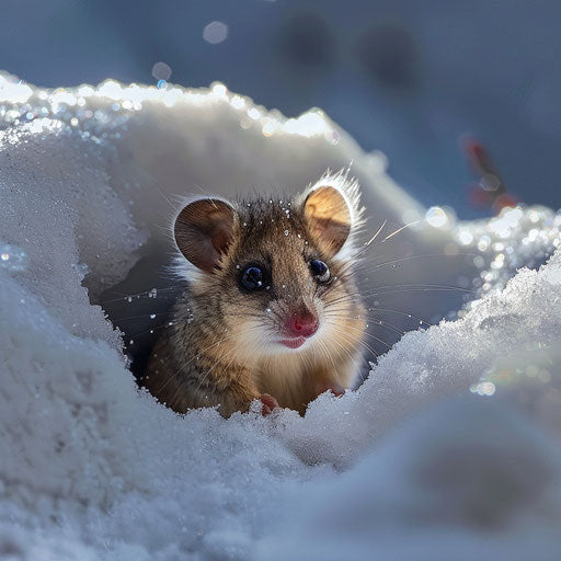 Mountain pygmy possum under a blanket of fresh snow – IMAGELLA