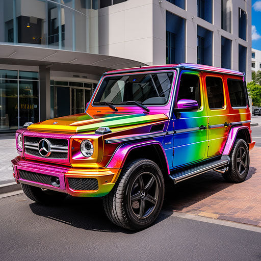 Classic Rainbow Colors Mercedes Benz G Wagon – IMAGELLA