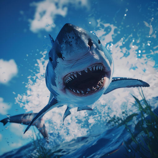 Agility of a shark in hunt – IMAGELLA