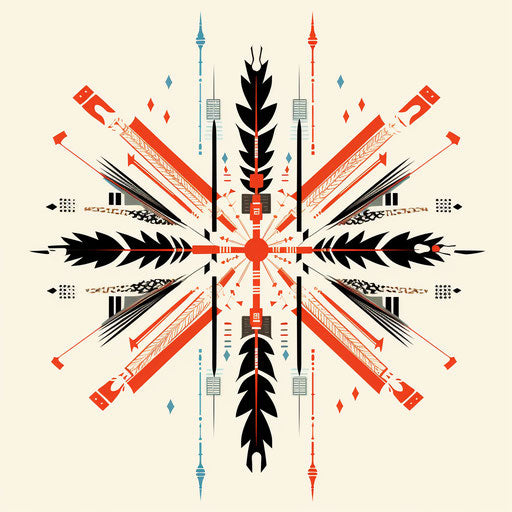 Crossed arrows vector, Pendleton Ward style, Don Blanding, rangercore ...