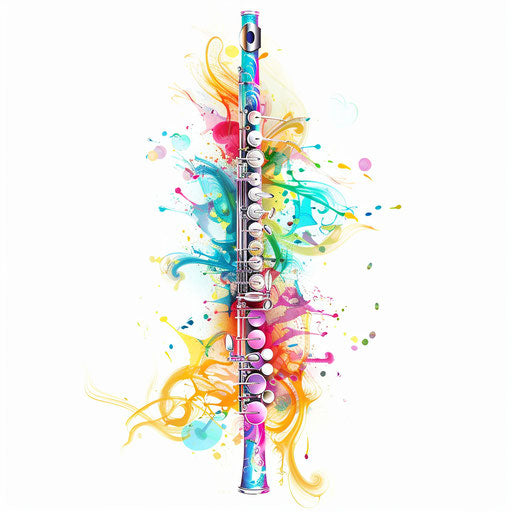 Realistic flute clipart on white background – IMAGELLA