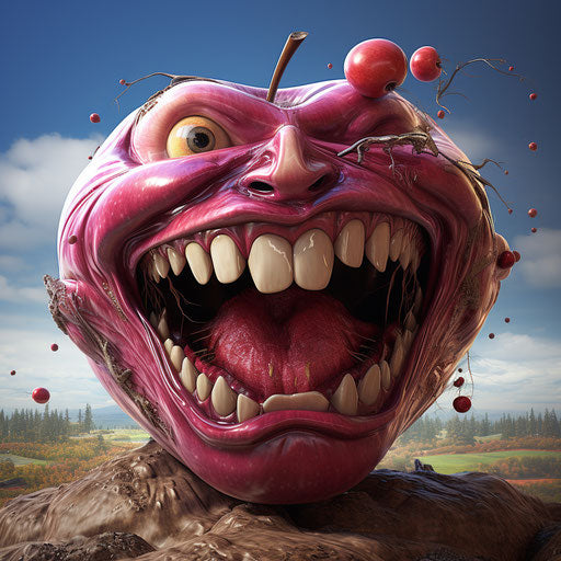 The apple that will devour your heart, surrealistic grotesque – IMAGELLA
