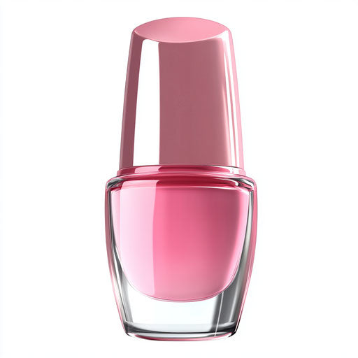 Realistic illustration of nail polish, high-resolution, no background ...