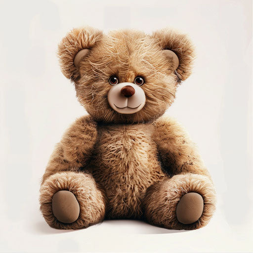 Realistic teddy clipart on a flat white background – IMAGELLA