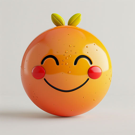 Realistic happy face clipart with flat white background – IMAGELLA