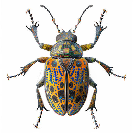 Realistic bug clipart on flat white background – IMAGELLA