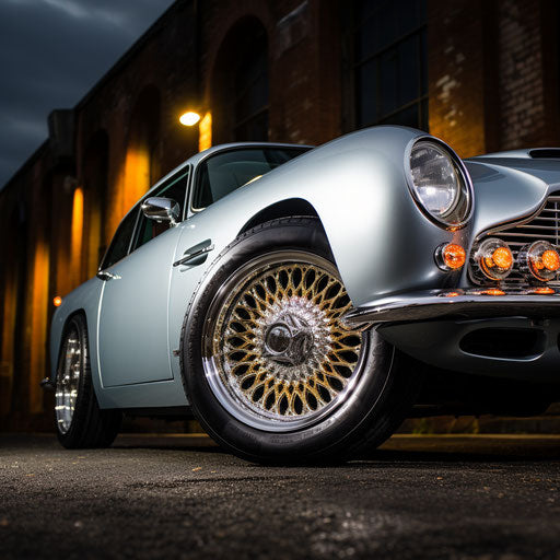 Wheel and tire upgrades for the Aston Martin DB5 – IMAGELLA