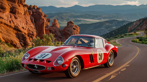 Legendary Race at Pike Peak: Ferrari 250 GTO in Motion – IMAGELLA