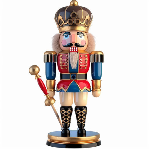 Realistic nutcracker clipart on flat white background – IMAGELLA
