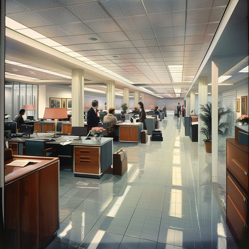 Busy office, phones ringing, deals closing – IMAGELLA