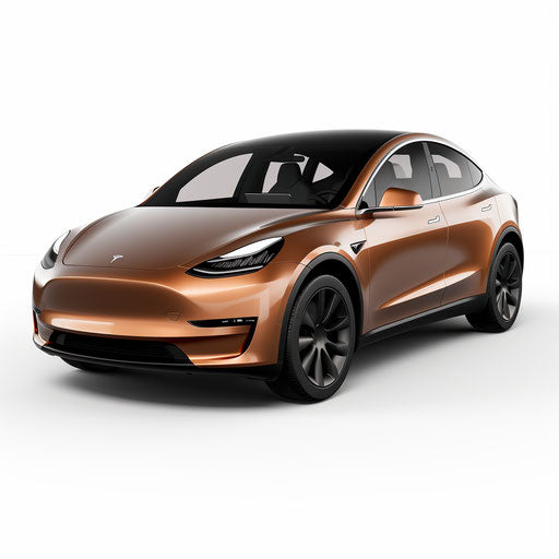 Electric car champagne color – IMAGELLA
