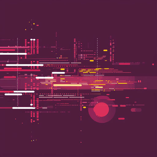 Flat maroon background with coding clipart – IMAGELLA