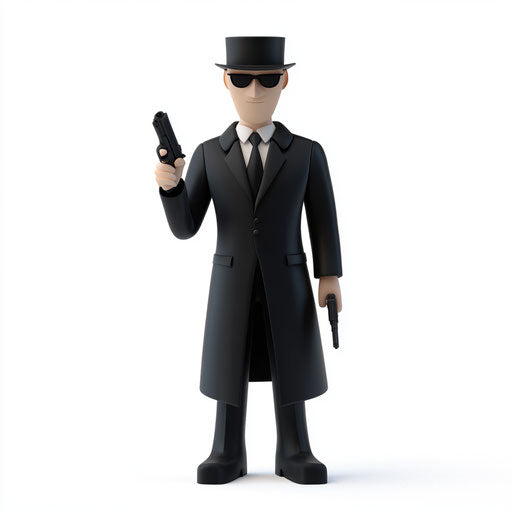 3D spy in realistic style isolated clipart on white background – IMAGELLA