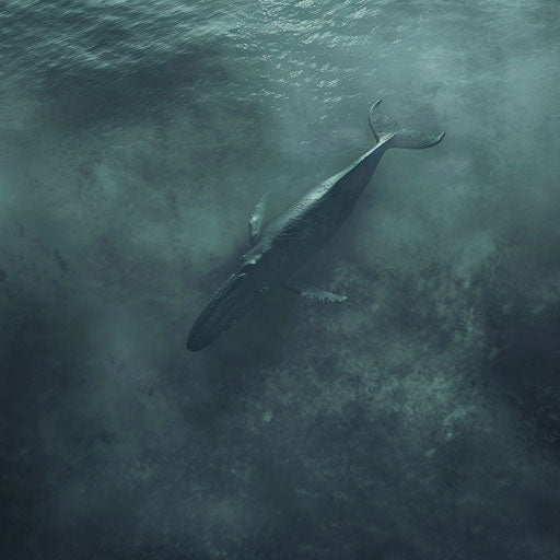 Massive shadow of a whale on the ocean floor – IMAGELLA