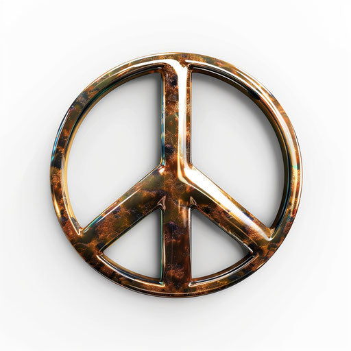 Realistic peace illustration on dynamic white background – IMAGELLA