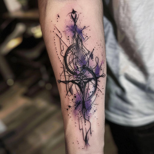 Arcane symbol curse mark tattoo, unveiling hidden knowledge and magic ...