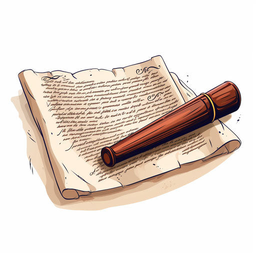 Minimalist-style constitution illustration on white background – IMAGELLA