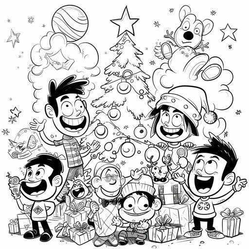 Fun and lively Christmas with playful characters – IMAGELLA