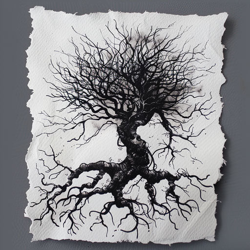 Gothic style tree of life tattoo drawing – IMAGELLA