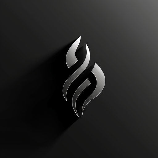 New modern logo with sleek lines and a metallic background – IMAGELLA