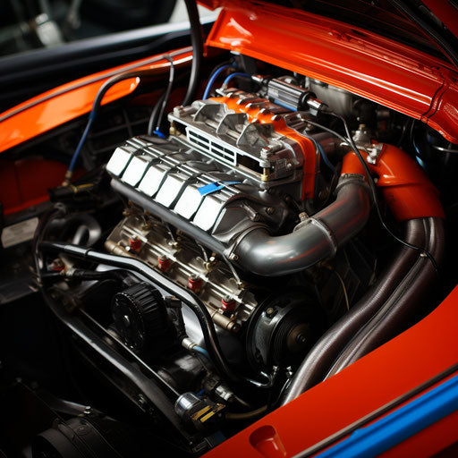 Classic BMW car with supercharger intakes – IMAGELLA