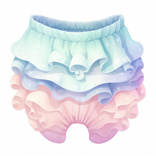 Diaper drawing in Pastel Colors Art style – IMAGELLA