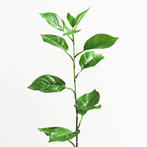 Realistic stem illustration on flat white background – IMAGELLA