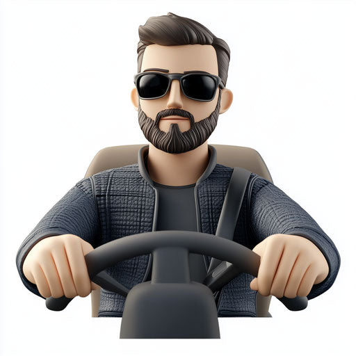 3D driver in photo realistic style – IMAGELLA