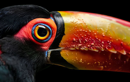Close-up of colorful toucan's beak – IMAGELLA