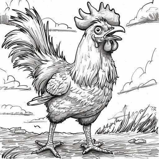 Satirical political cartoon with a chick in the style of Andy Marlette ...