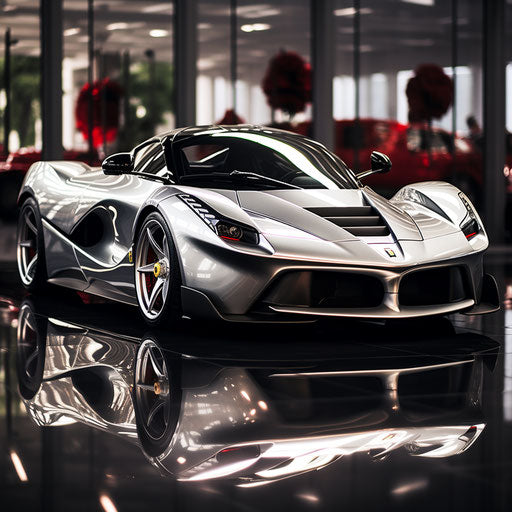 Classic LaFerrari in chrome – IMAGELLA