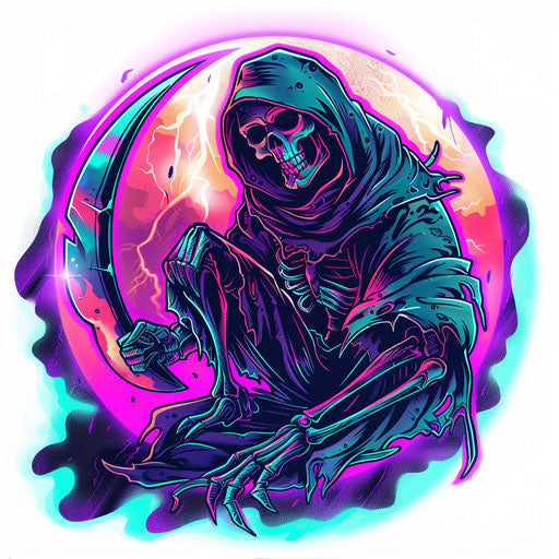 Neon death seal: tattoo sketch – IMAGELLA