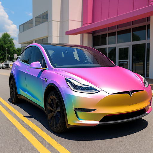 Tesla Model Y Rainbow Colors – IMAGELLA