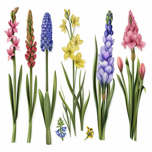 Realistic march illustration on white background, detailed textures ...